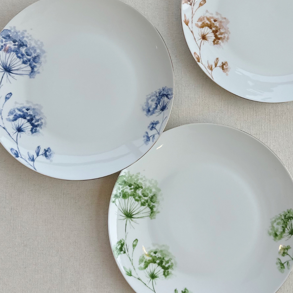 Amelia Emerald Plate 11" | Broadway Party Rentals